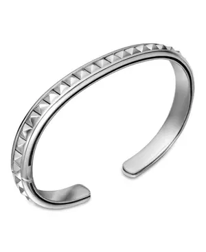 David Yurman Sterling Pyramid Cuff Bracelet