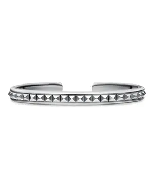 David Yurman Sterling Pyramid Cuff Bracelet