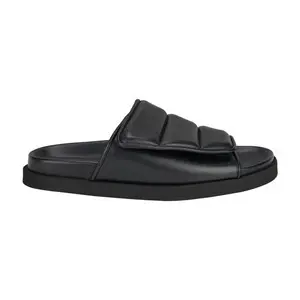 GIA BORGHINI Velcro Strap Sandals - Black