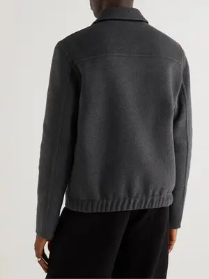 Mr P. Double-faced Splitable Virgin Wool-blend Blouson Jacket