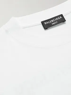 Balenciaga Playstation Printed Cotton-jersey T-shirt