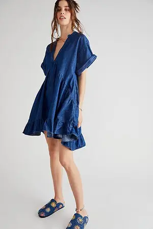 Free People Agnes Denim Dress