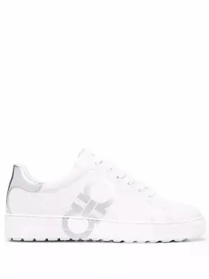FERRAGAMO Gancini Logo-print Sneakers