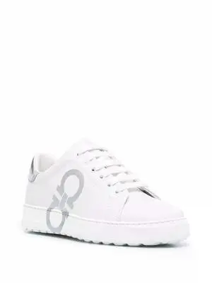FERRAGAMO Gancini Logo-print Sneakers