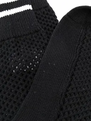 Brunello Cucinelli Striped Edge Mesh Socks