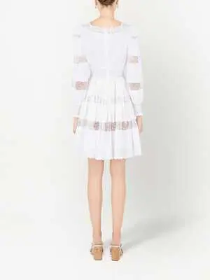 Dolce & Gabbana Lace-panel Long-sleeve Dress