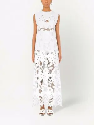 Dolce & Gabbana Openwork Maxi Dress