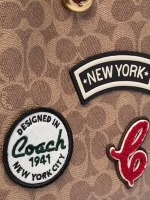 COACH Signature Patches Willow Bucket Bag