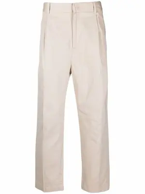 MARANT Cropped Tailored Trousers - Neutrals