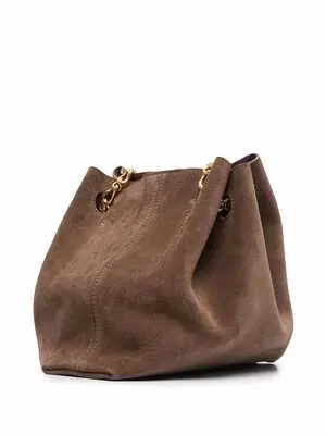 Nanushka Vegan-suede Chain-strap Tote Bag
