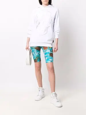 Philipp Plein Crystal Skull Long-sleeve Hoodie