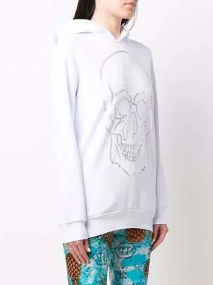 Philipp Plein Crystal Skull Long-sleeve Hoodie