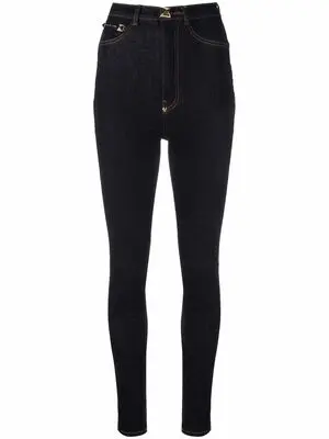 Philipp Plein Super High Waist Jeggings - Blue