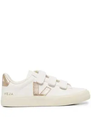 Veja Gold Tone Sneakers For Women