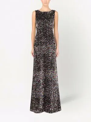 Dolce & Gabbana Sequin-embellished Evening Gown