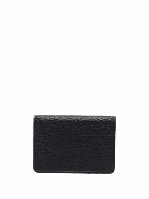 MAISON MARGIELA Four-stitch Leather Card Holder - Black