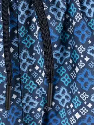 Tagliatore Pattern-print Swim Shorts