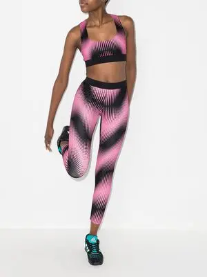 Rabanne Abstract-print Leggings