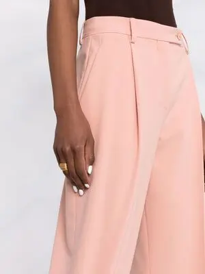 Alberta Ferretti High-waisted Wide-leg Trousers