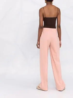 Alberta Ferretti High-waisted Wide-leg Trousers