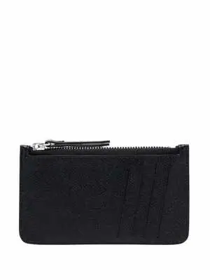MAISON MARGIELA Four-stitch Leather Card Holder - Black