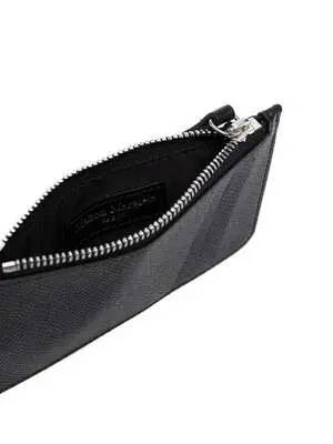MAISON MARGIELA Four-stitch Leather Card Holder - Black