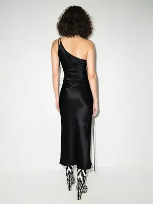Matériel Asymmetric One-shoulder Dress