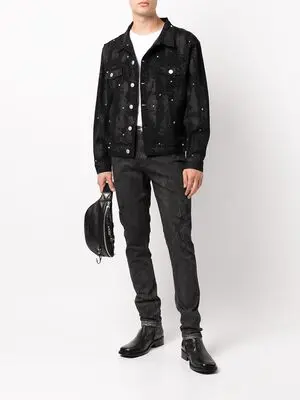 GOD'S MASTERFUL CHILDREN Harley Embellished Denim Jacket