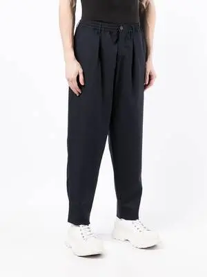 Marni Cropped Tapered Trousers - Blue