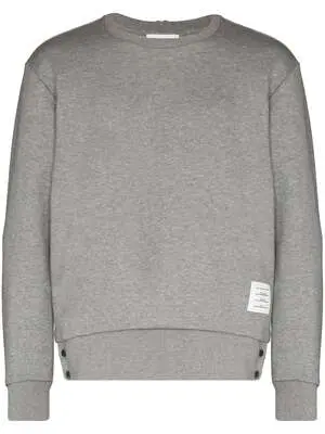 Thom Browne Rwb Stripe Cotton Sweatshirt
