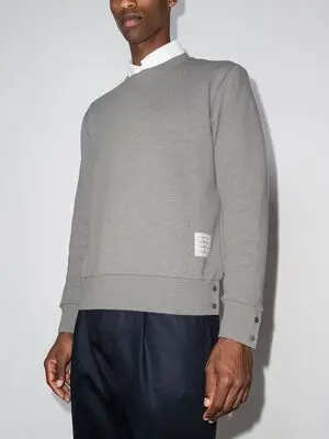 Thom Browne Rwb Stripe Cotton Sweatshirt