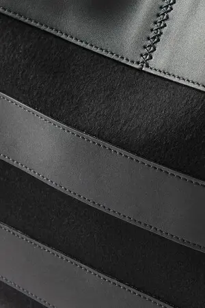 Gabriela Hearst Mcewan Paneled Leather And Cashmere Tote