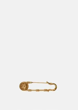 Versace Versace Safety Pin Brooch Tribute Gold