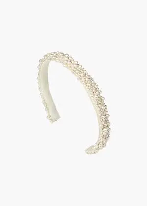JENNIFER BEHR Bria Headband - Pearl