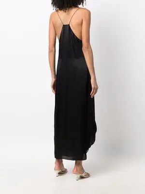 IRO PARIS Lace Trim V-neck Maxi Dress