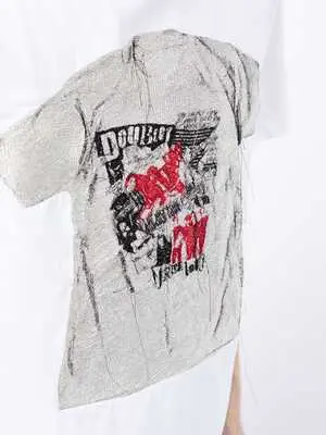 DOUBLET Graphic-print Cotton T-shirt