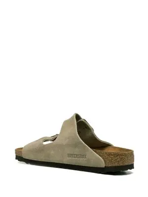 BIRKENSTOCK Arizona Soft Footbed Suede Sandals - Neutrals