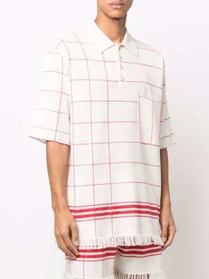 MAISON MARGIELA Striped Polo Shirt