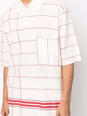 MAISON MARGIELA Striped Polo Shirt
