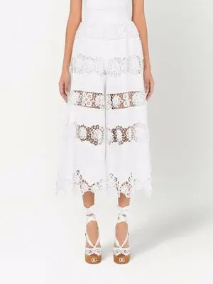 Dolce & Gabbana Embroidered Culotte Trousers