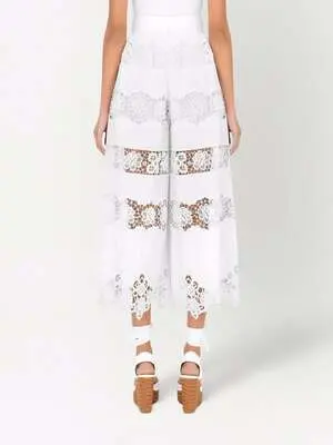 Dolce & Gabbana Embroidered Culotte Trousers