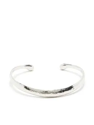 DOWER & HALL Curved Nomad Sterling- Bangle - Silver