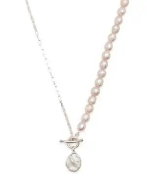 DOWER & HALL Luna Freshwater Pearl Necklace - White