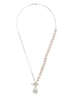 DOWER & HALL Luna Freshwater Pearl Necklace - White