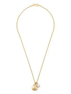 DOWER & HALL Pearl Detail Necklace - Gold