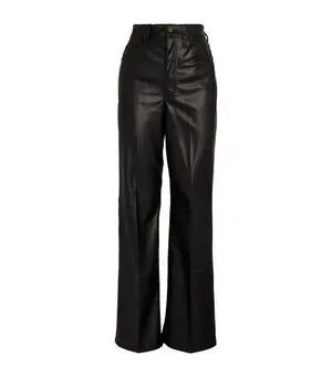 LEVI'S Faux Leather '70s High Flare Jeans
