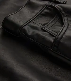 LEVI'S Faux Leather '70s High Flare Jeans