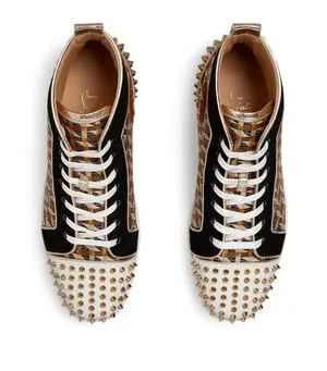 CHRISTIAN LOUBOUTIN Lou Spikes 2 Canvas Sneakers