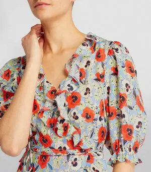 Rixo Nina Wrap Dress