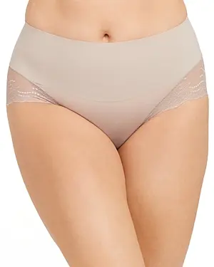 Spanx Undie-tectable Lace Hi-hipster Panty Latte